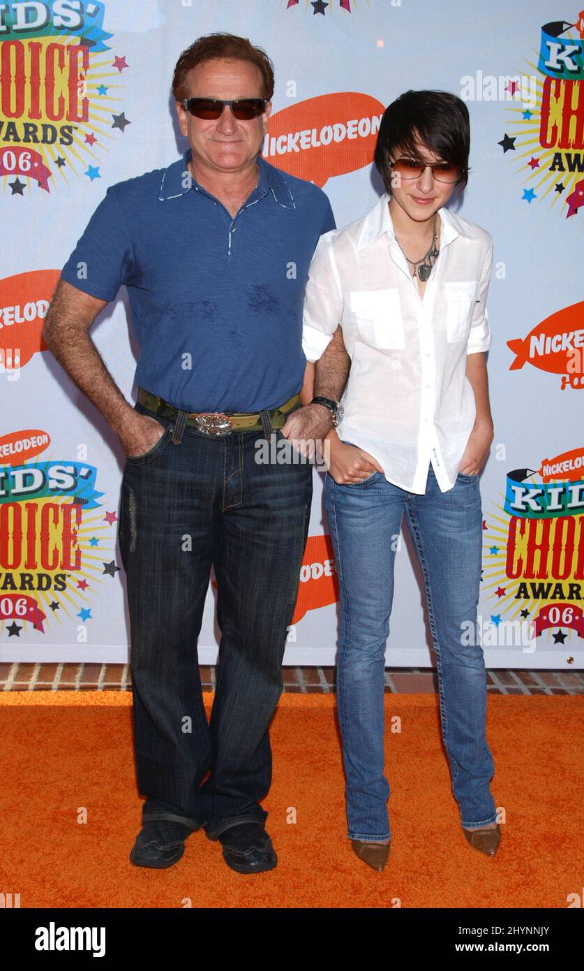 Robin Williams & Daughter Zelda attend the 19th Annual Kids' Choice ...