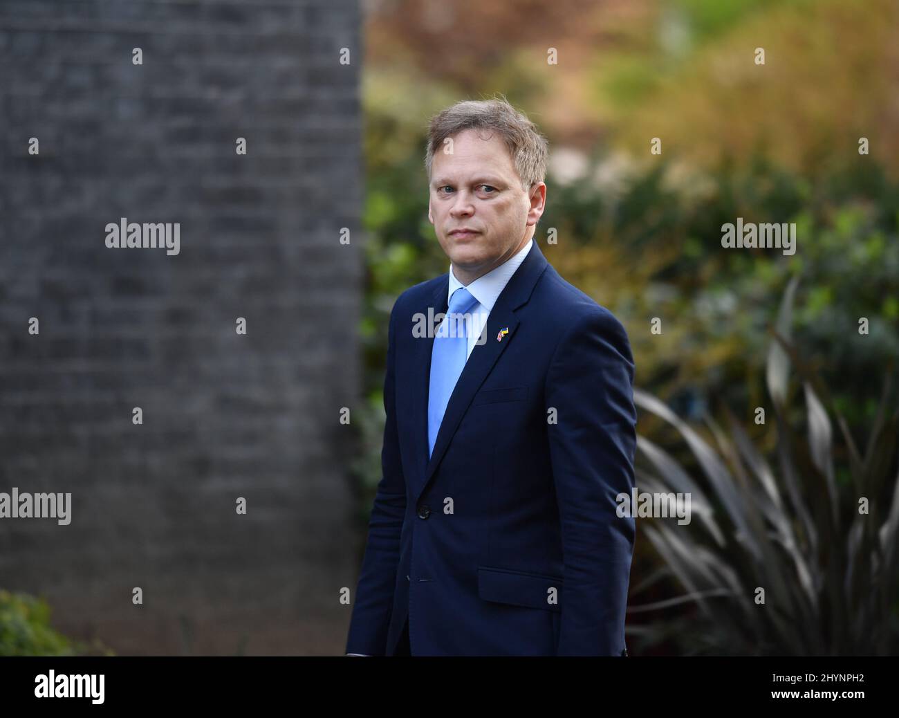 Downing Street, London, UK. 15 March 2022. Grant Shapps MP, Secretary ...