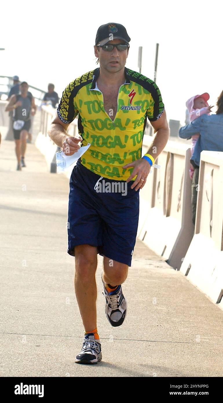David Duchovny at the 19th Annual Nautica Malibu Triathlon. Picture: UK ...