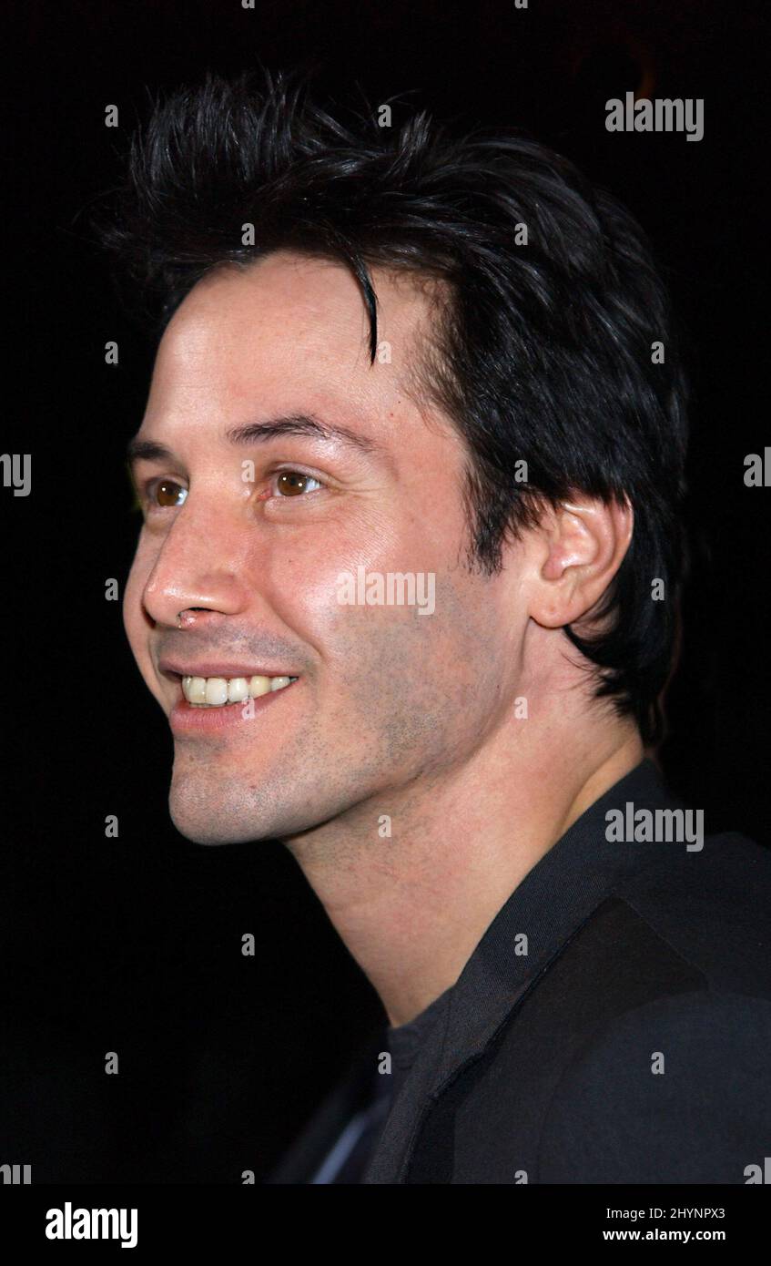 KEANU REEVES ATTENDS 'THE MATRIX RELOADED' WORLDWIDE DVD LAUNCH PARTY ...