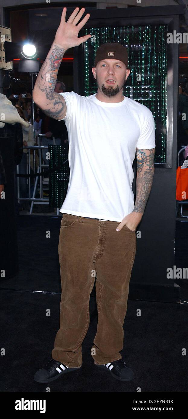 FRED DURST ATTENDS THE 'MATRIX RELOADED' PREMIERE AT THE MANN VILLAGE ...