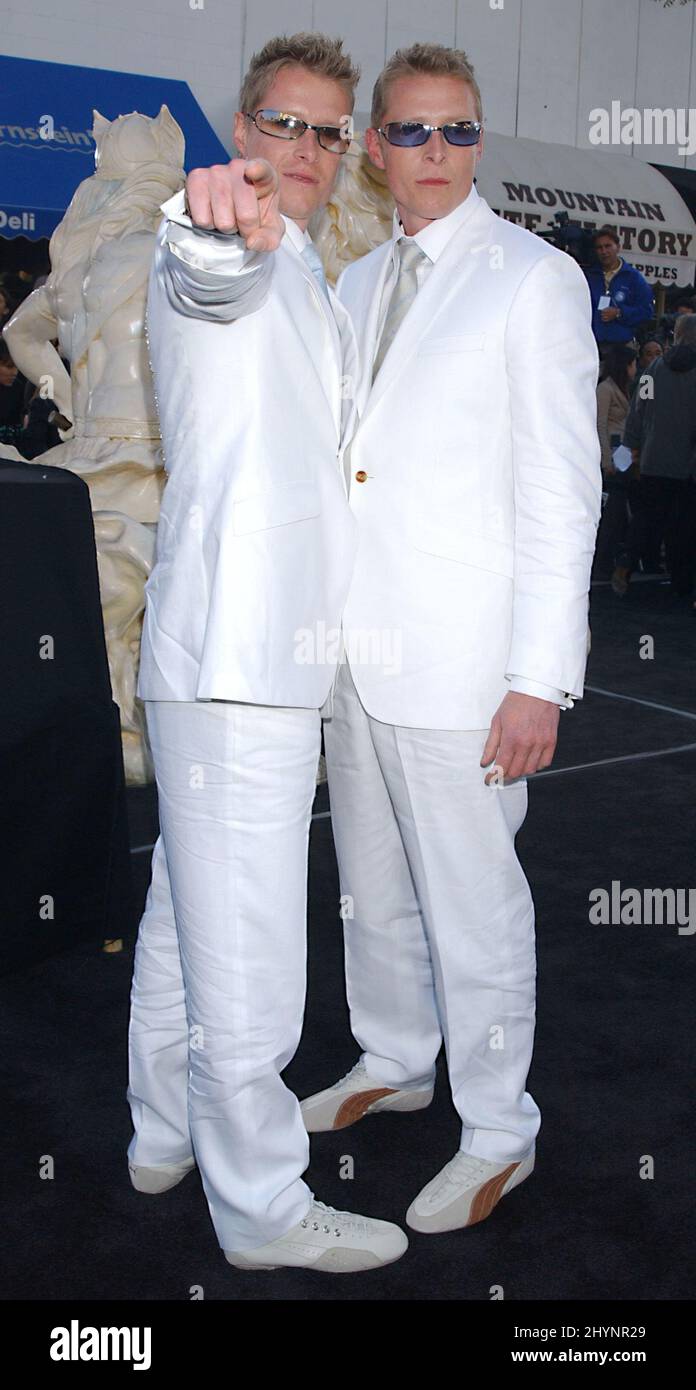 ADRIAN & NEIL RAYMENT ATTEND THE 'MATRIX RELOADED' PREMIERE AT THE MANN ...