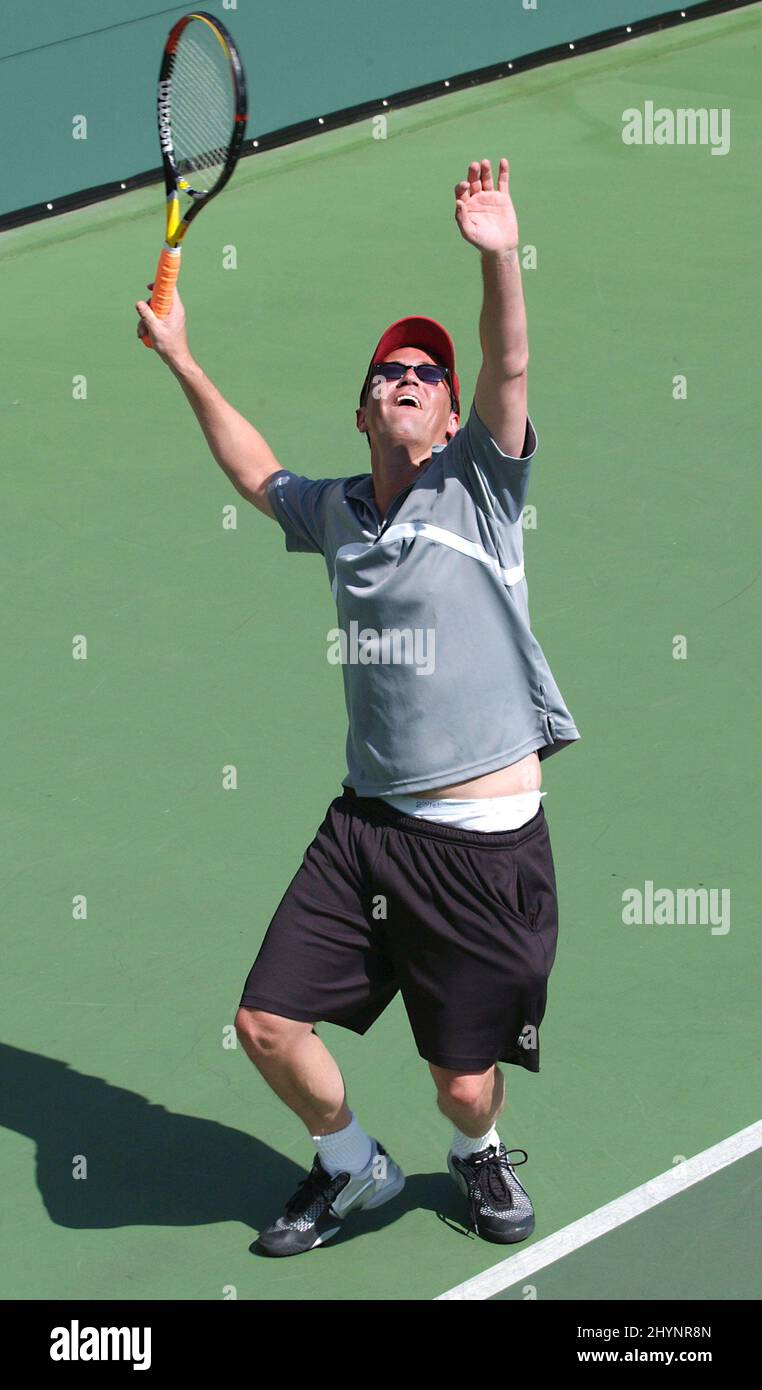 MATTHEW PERRY ATTENDS THE 'SECOND ANNUAL MERV GRIFFIN CELEBRITY TENNIS ...