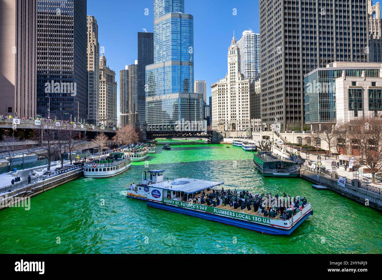 The annual dyeing of the Chicago River green is the work of the Chicago ...