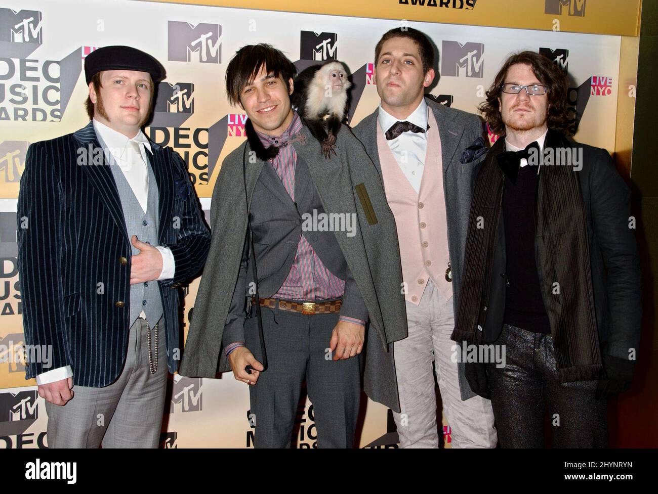 Fall Out Boy attend the 2006 MTV Video Music Awards at Radio City Music ...