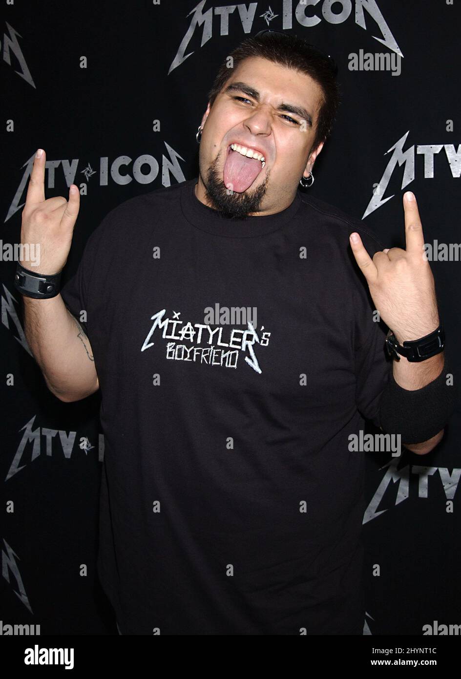 DAVE BRUCKNER of PAPA ROACH ATTENDS THE 'mtvICON: METALLICA' EVENT IN ...