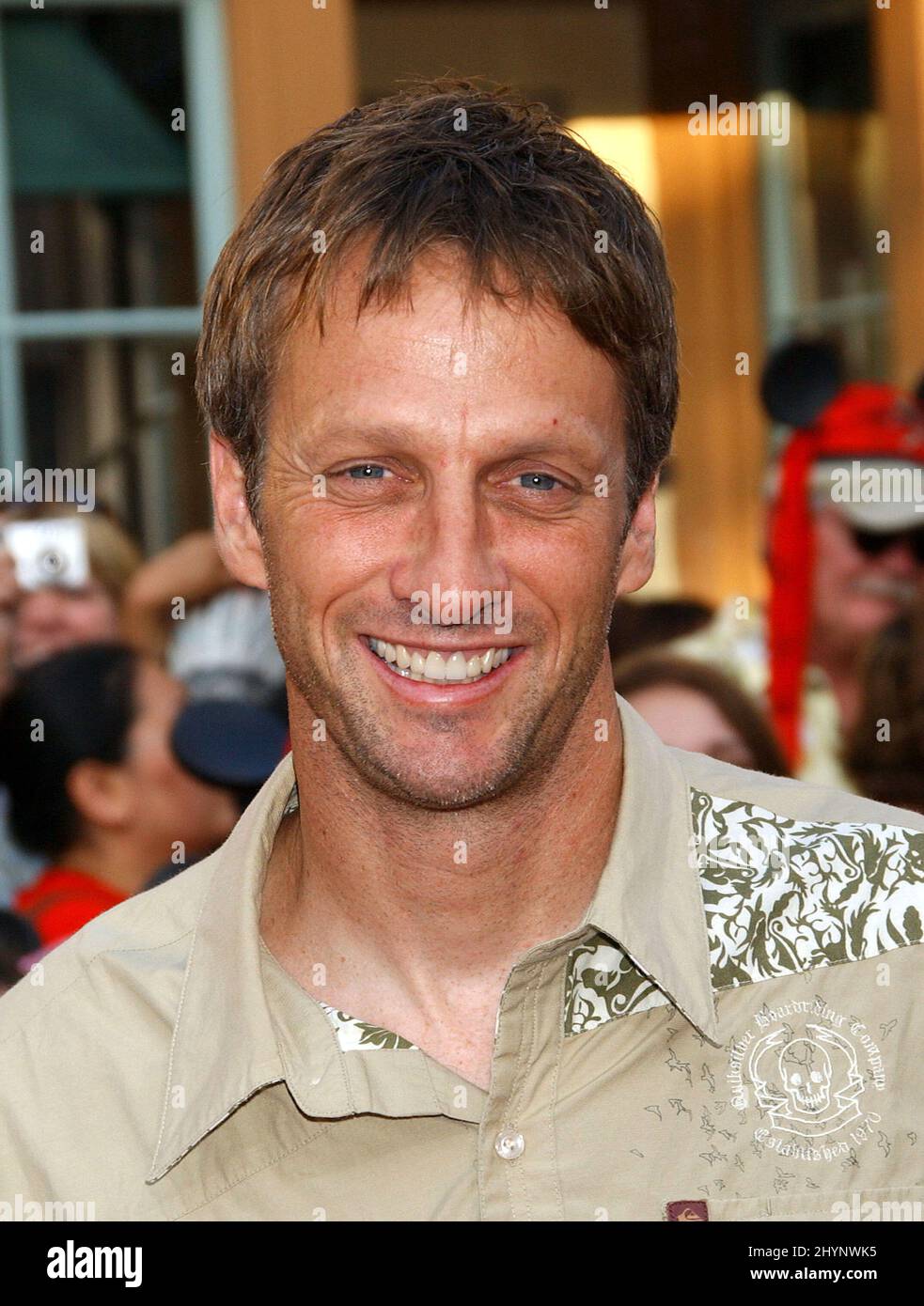 Tony Hawk attends the 'Pirates Of The Caribbean: Dead Man's Chest ...