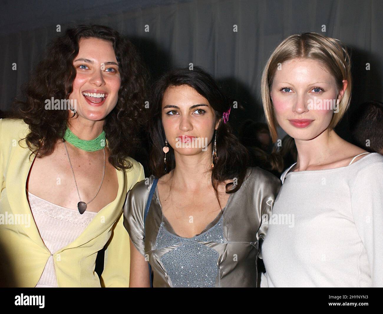 SHALOM HARLOW, SHIVA ROSE & KRISTY HUME ATTEND THE SHAWN FALL 2003 SHOW ...