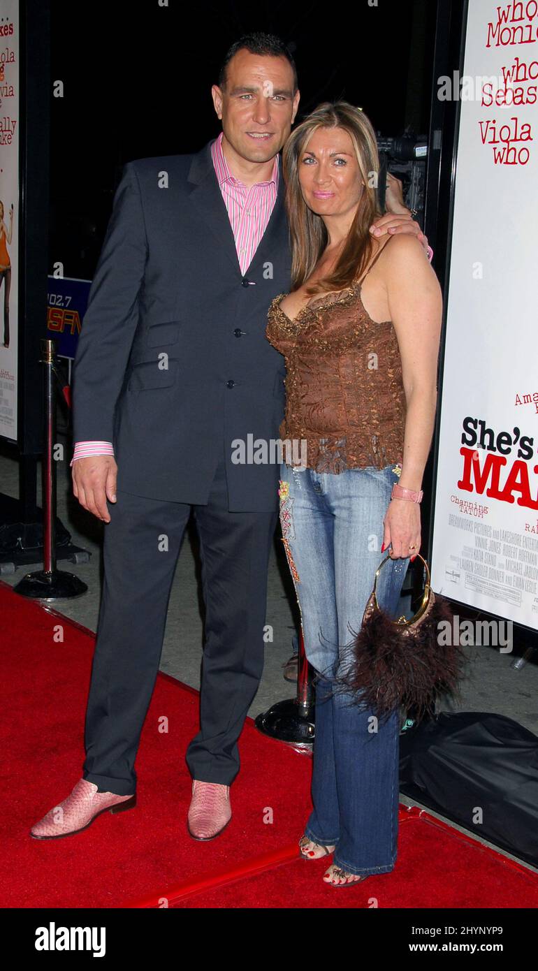 Vinnie jones wife tanya hi-res stock photography and images - Alamy