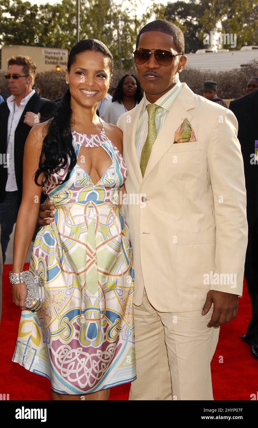Jamie Foxx & Victoria Rowell attends the Twentieth Annual Soul Train ...