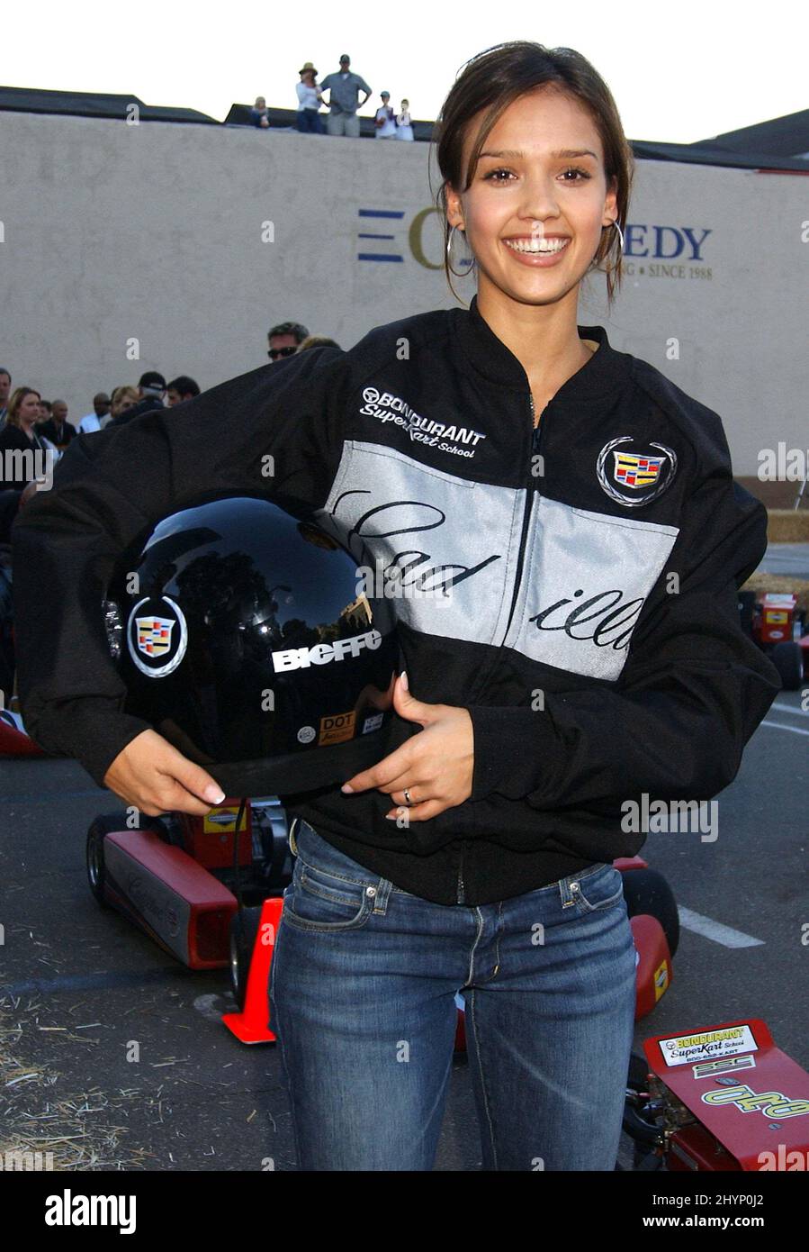 JESSICA ALBA ATTENDS THE CADILLAC Super Bowl GRAND PRIX IN SAN DIEGO ...
