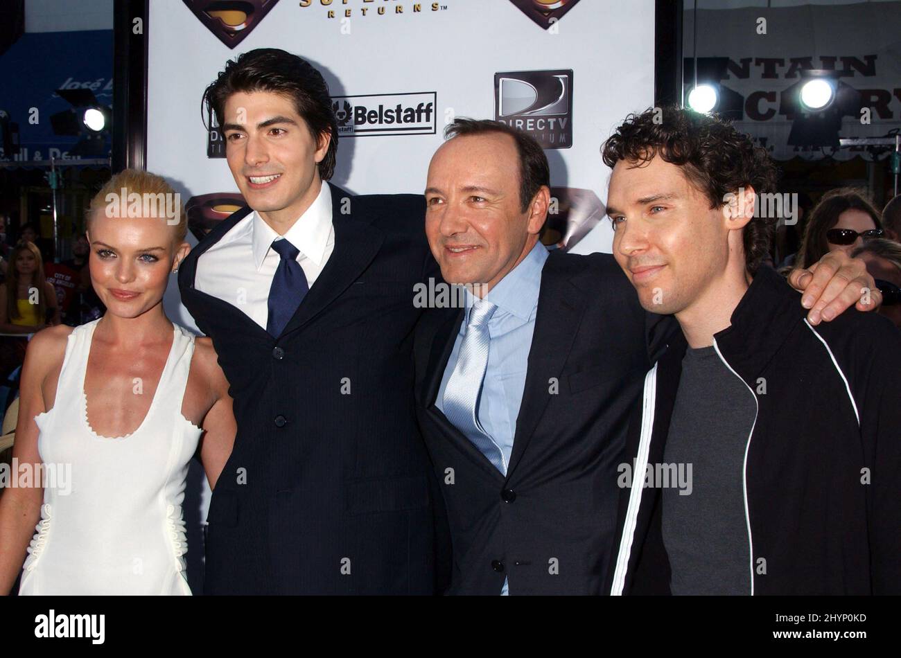 Kate Bosworth, Brandon Routh, Kevin Spacey & Bryan Singer attend the ...