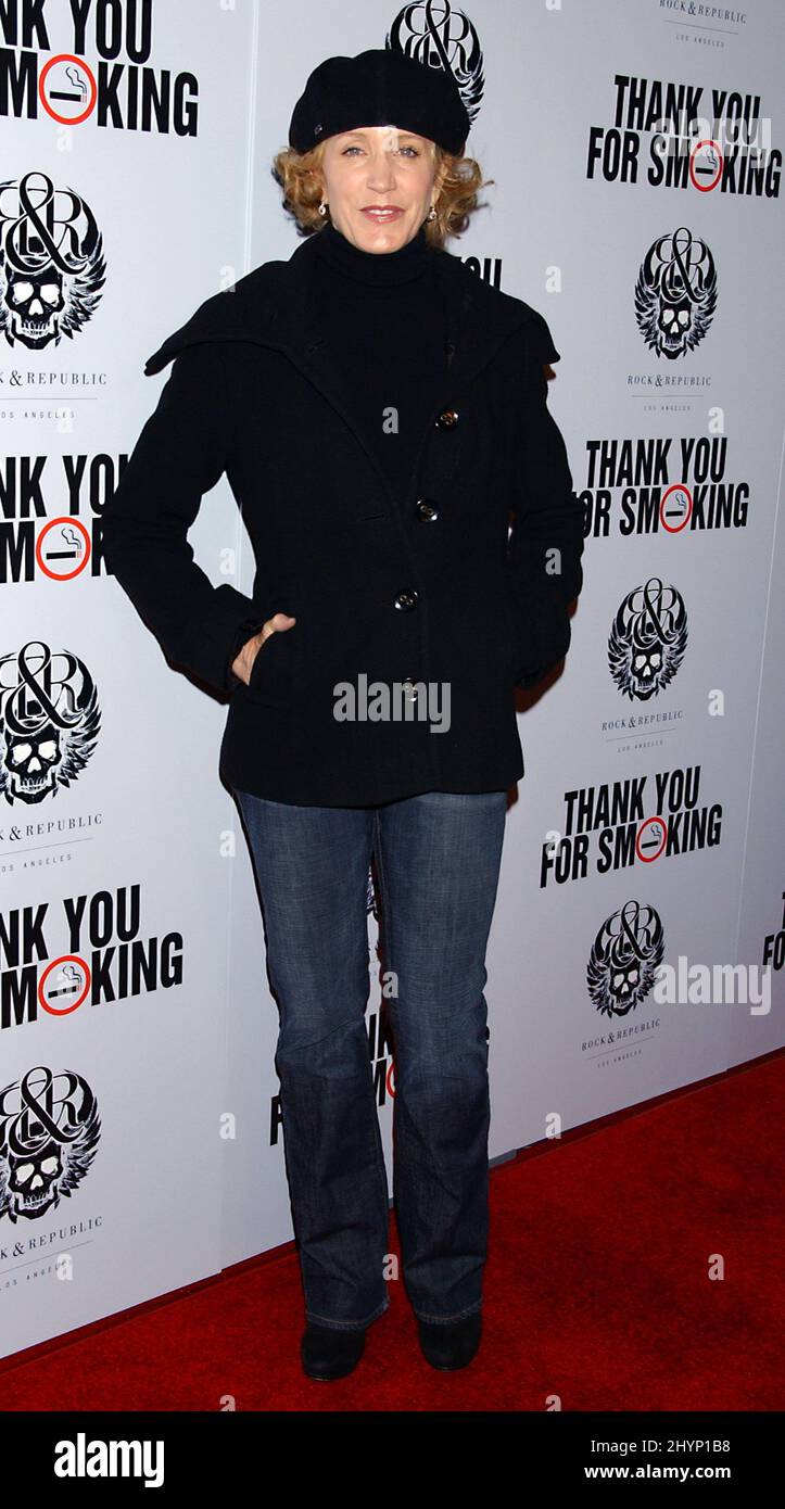 Felicity Huffman attends the Thank You For Smoking Premiere in Los ...