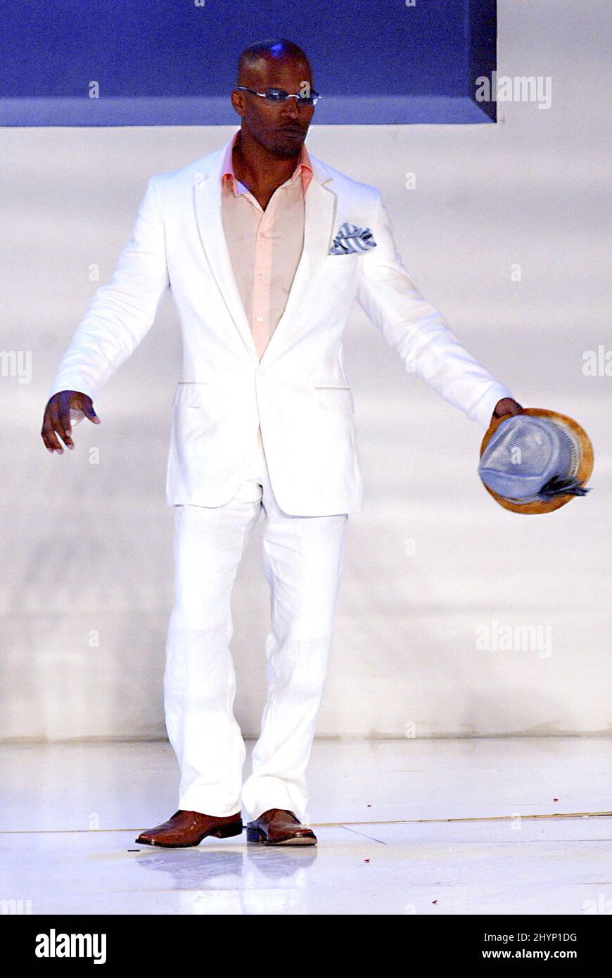 Jamie Foxx attends the 4th Annual 'ten' Fashion Show in Hollywood ...