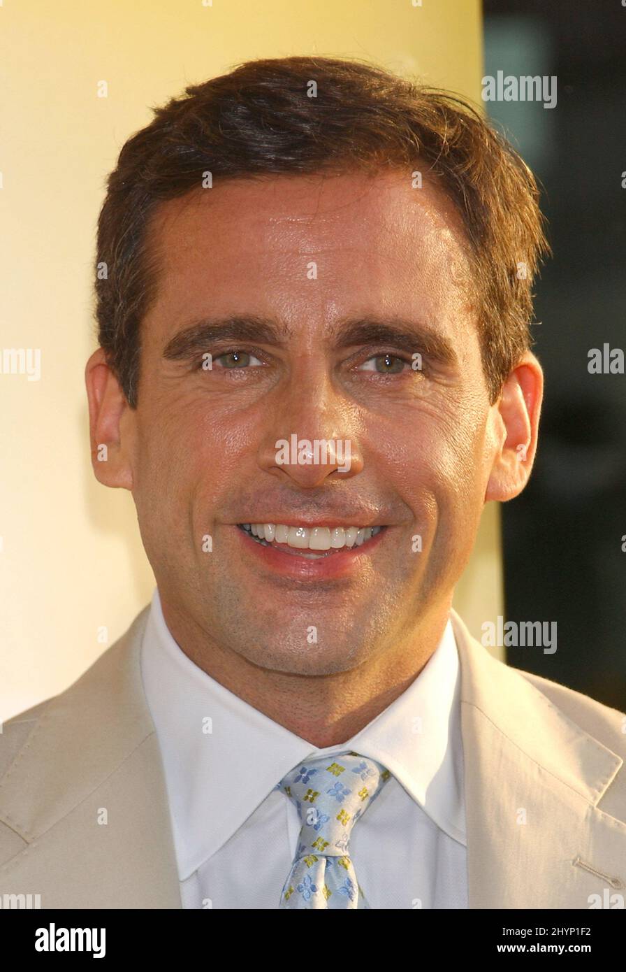 Steve Carrell attends The 40 Year-Old Virgin World Premiere in ...