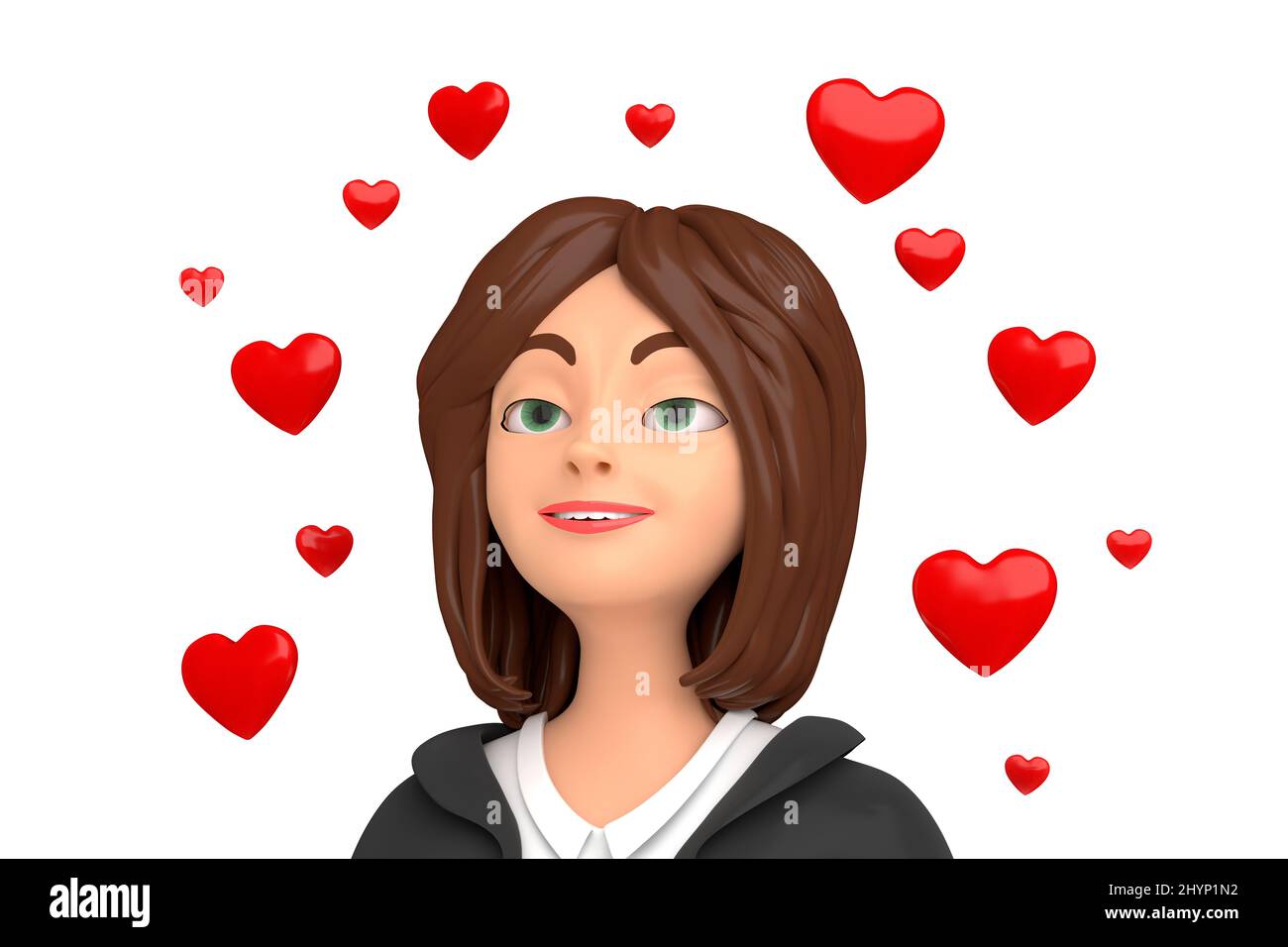 The character of a young girl in love. The concept of love ...