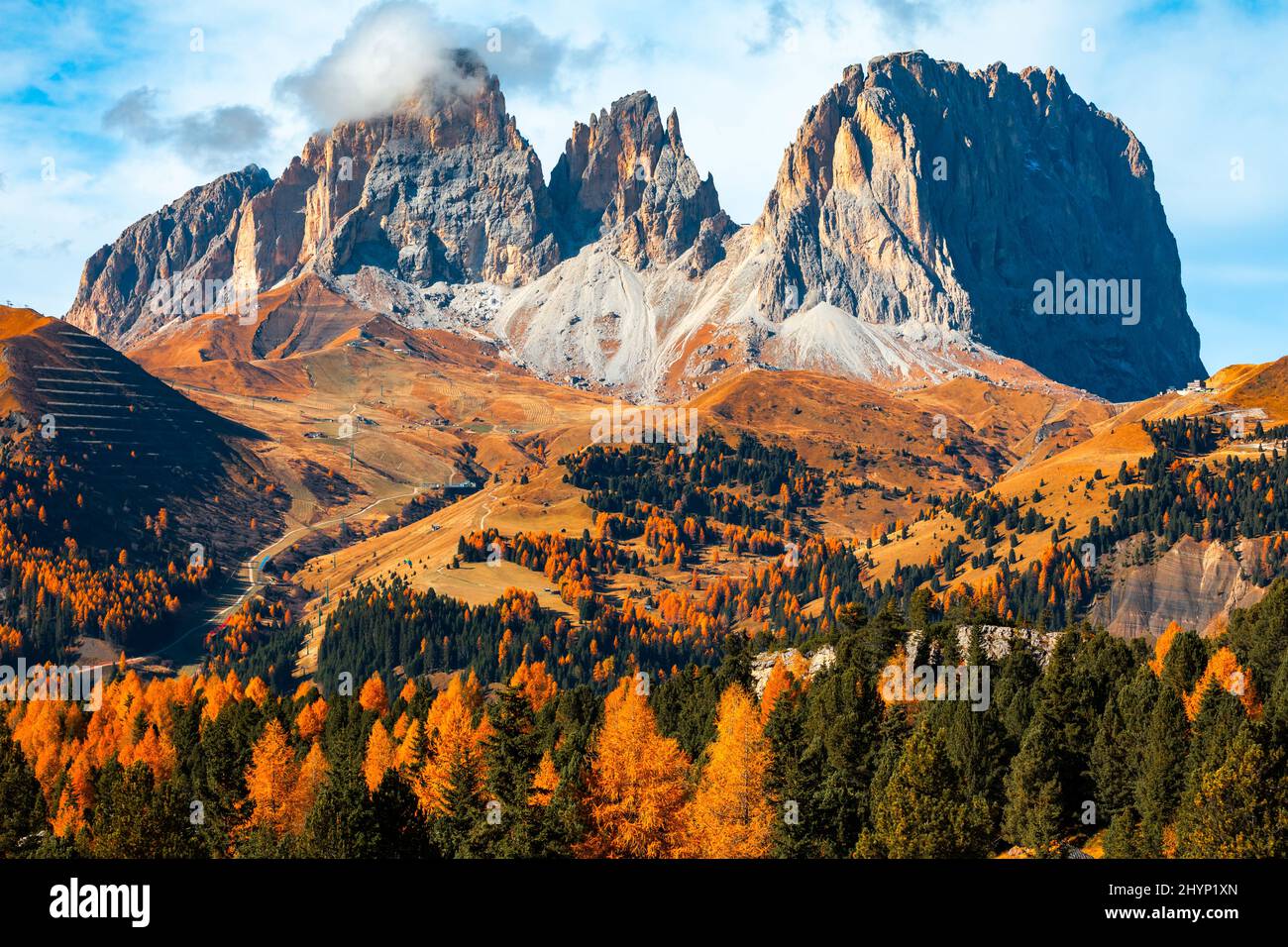 Sella towers hi-res stock photography and images - Alamy