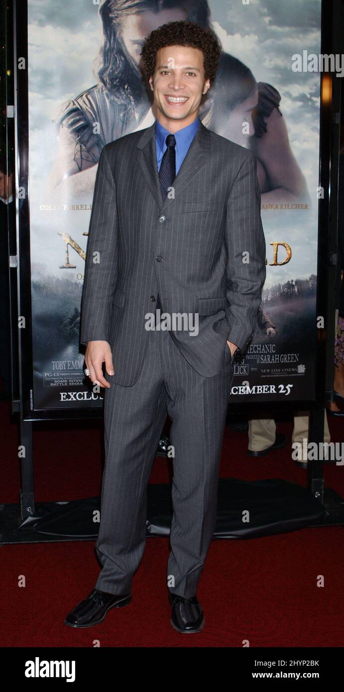 Justin Guarini attends 'The New World' Los Angeles Premiere. Picture ...