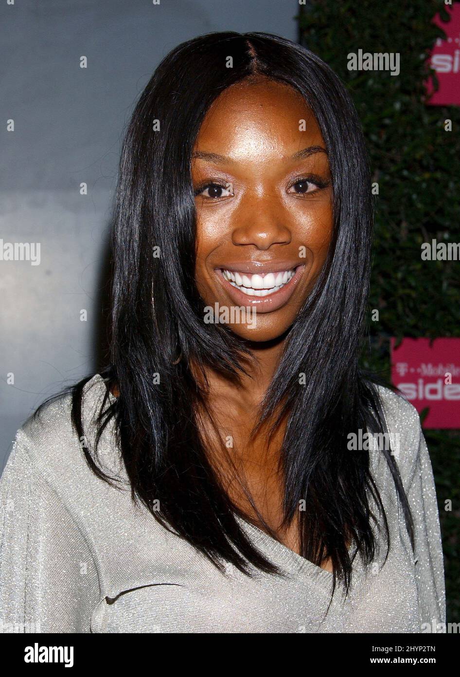 Brandy attends a 'T-Mobile Sidekick 3 Launch Party' in Hollywood ...
