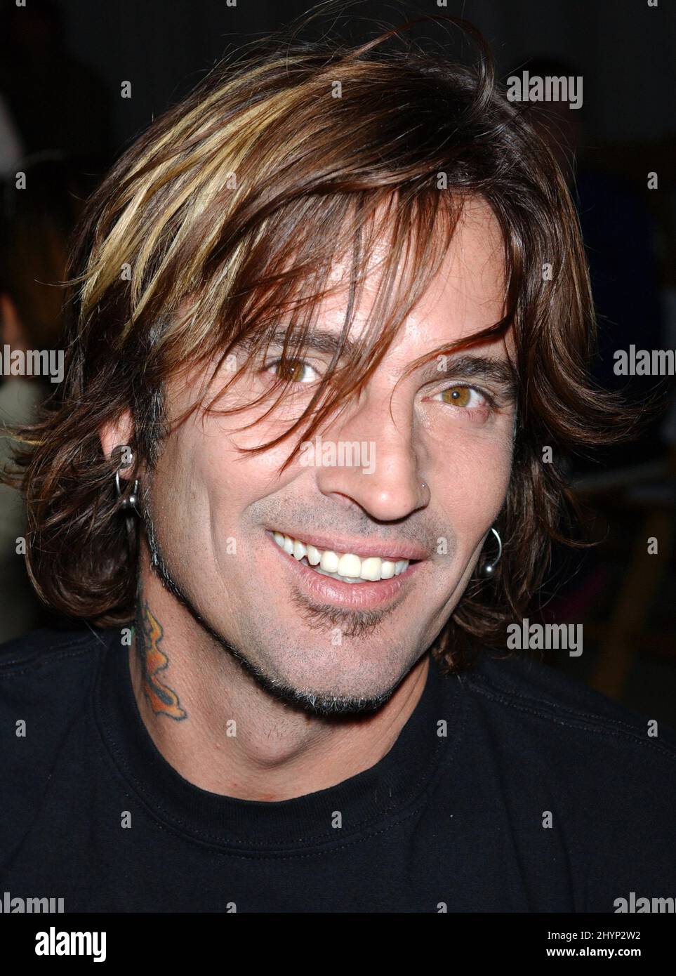 TOMMY LEE ATTENDS AN ALICIA LAWHON FASHION SHOW IN LOS ANGELES. PICTURE ...