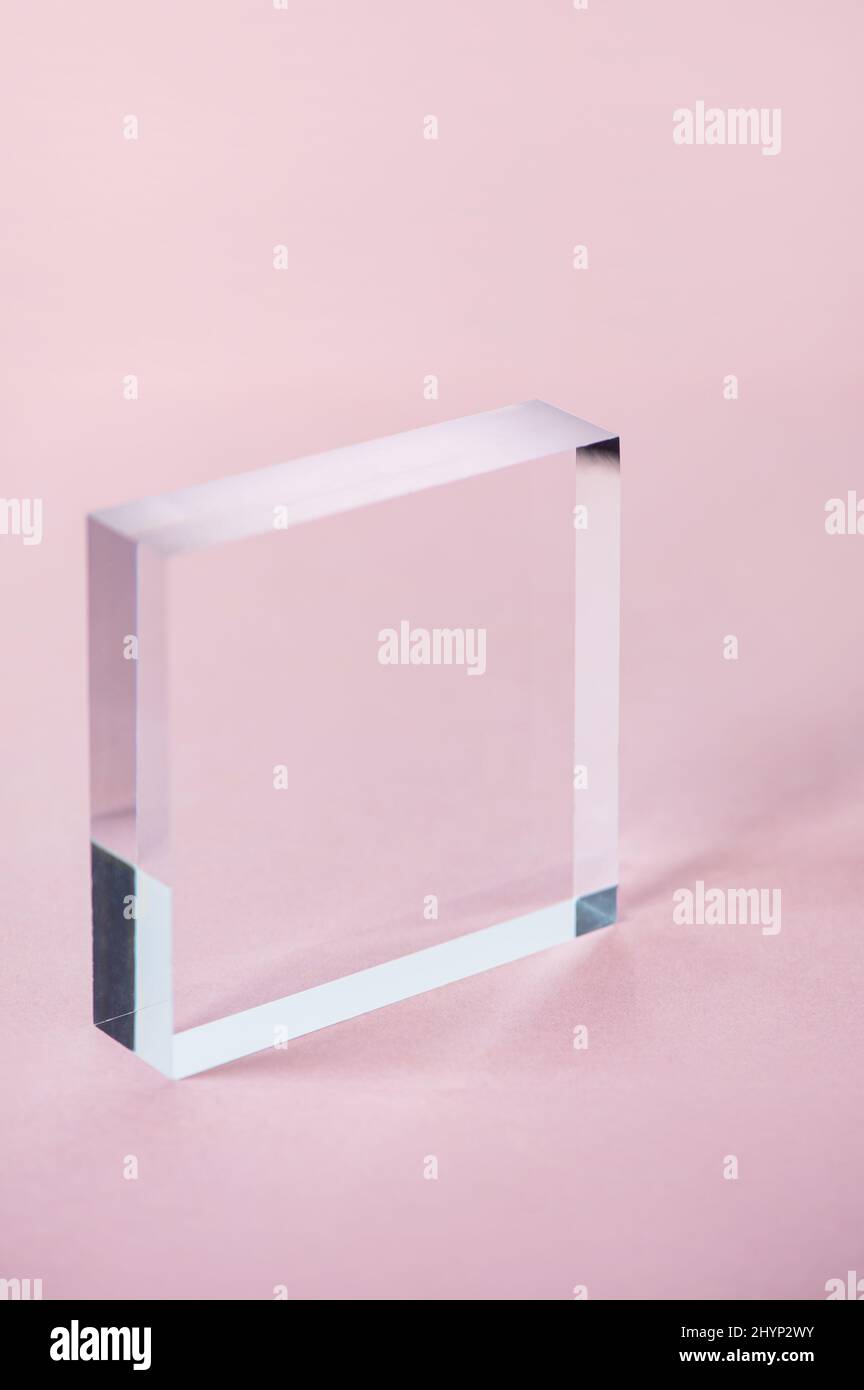 Acrylic Solid Display Block Stock Photo - Alamy