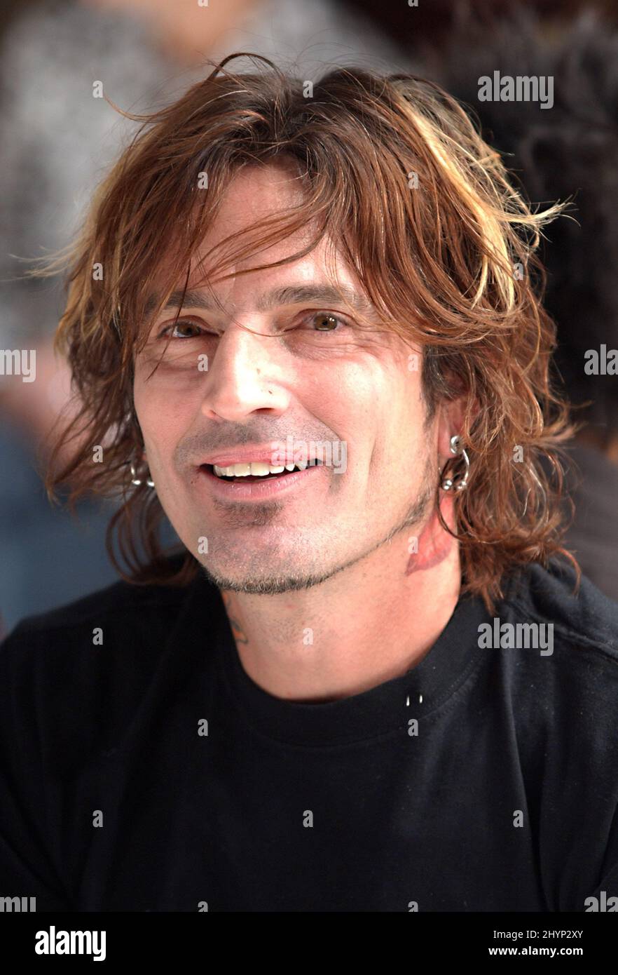 TOMMY LEE ATTENDS AN ALICIA LAWHON FASHION SHOW IN LOS ANGELES. PICTURE ...