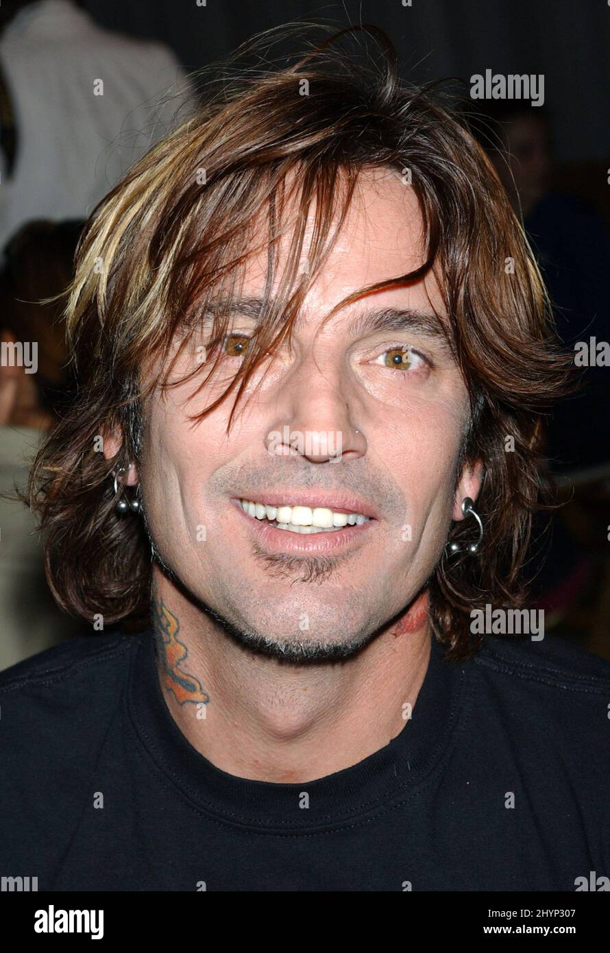 TOMMY LEE ATTENDS AN ALICIA LAWHON FASHION SHOW IN LOS ANGELES. PICTURE ...