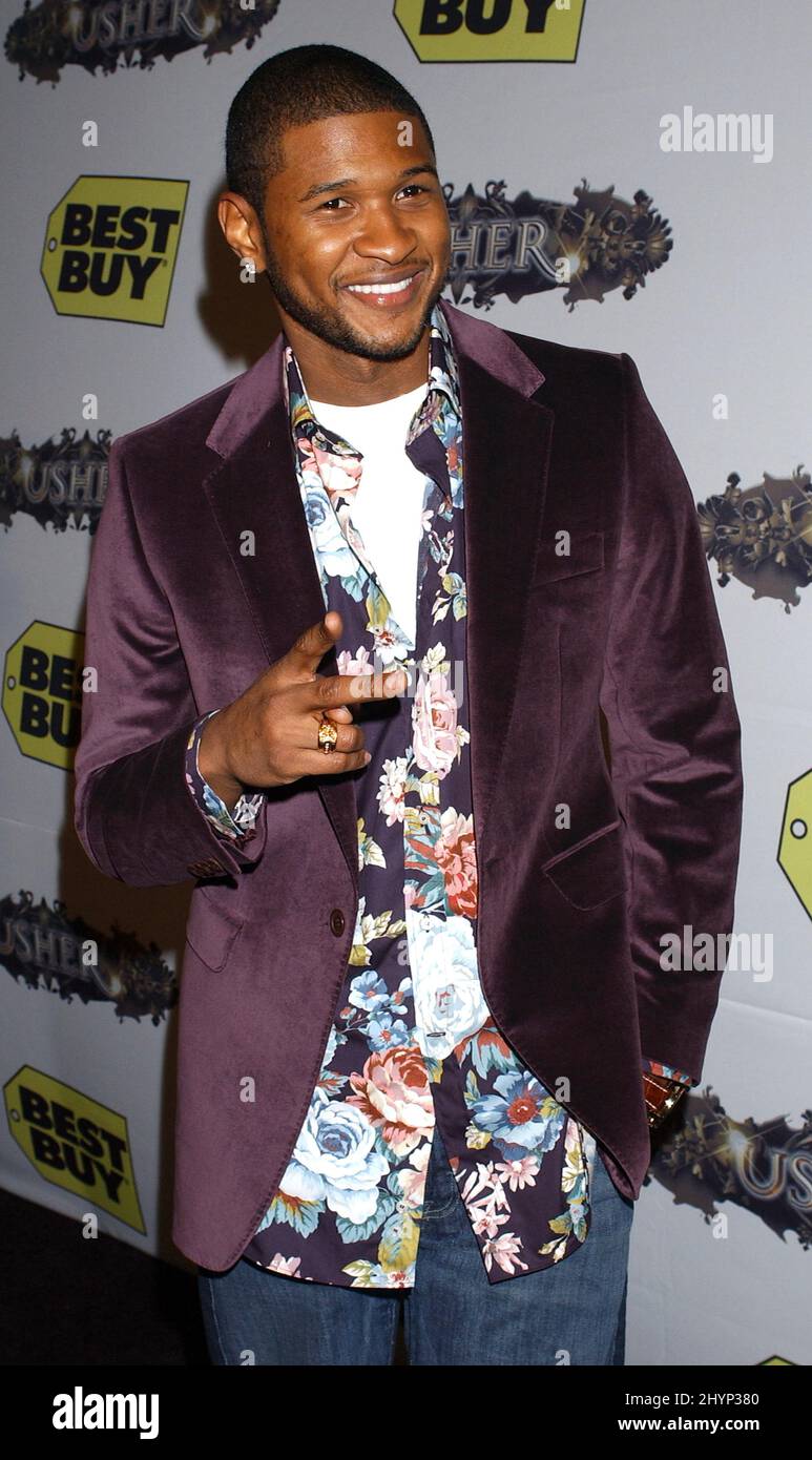 Usher Truth Tour DVD Launch Party in Hollywood. Picture: UK Press Stock ...