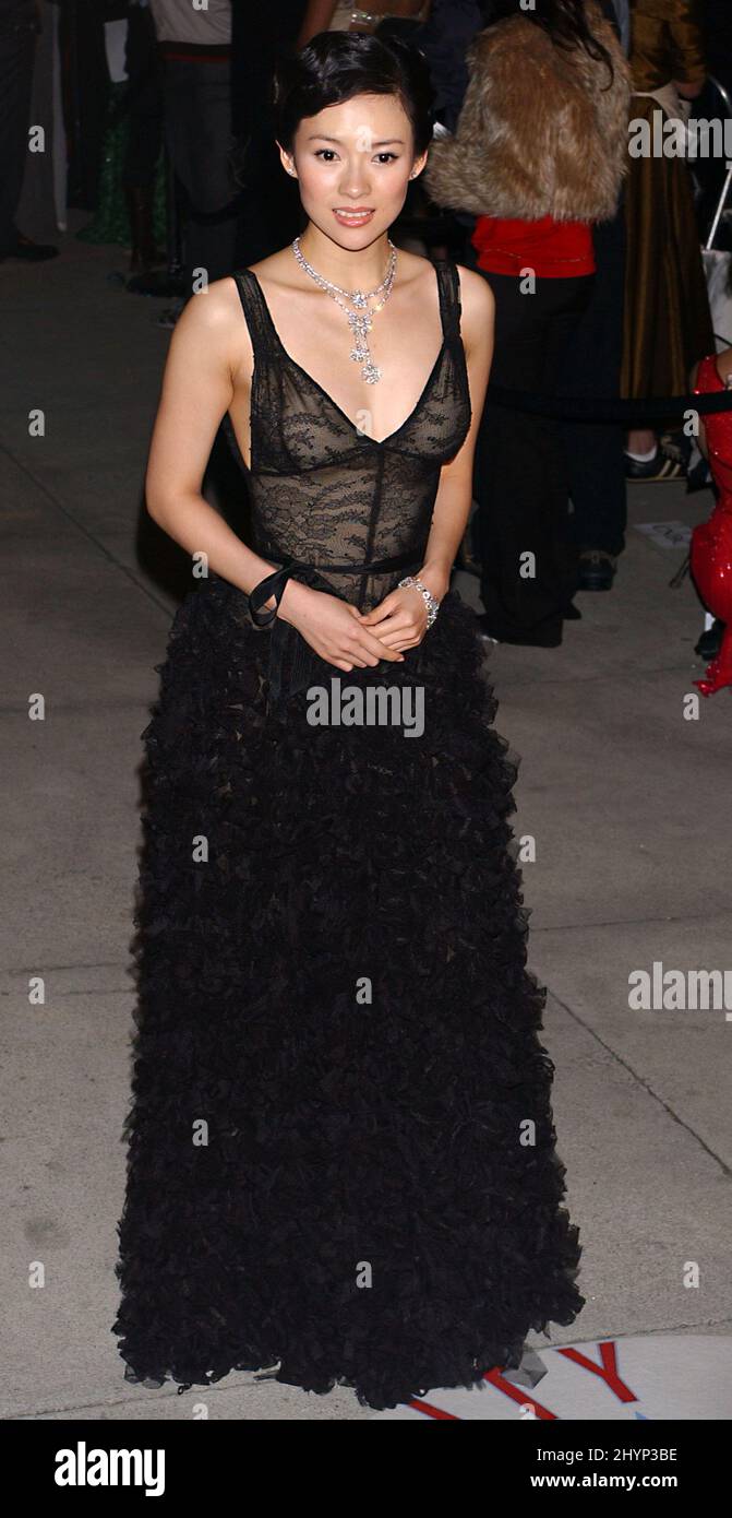 Ziyi Zhang attends the Vanity Fair Oscar Party in West Hollywood ...