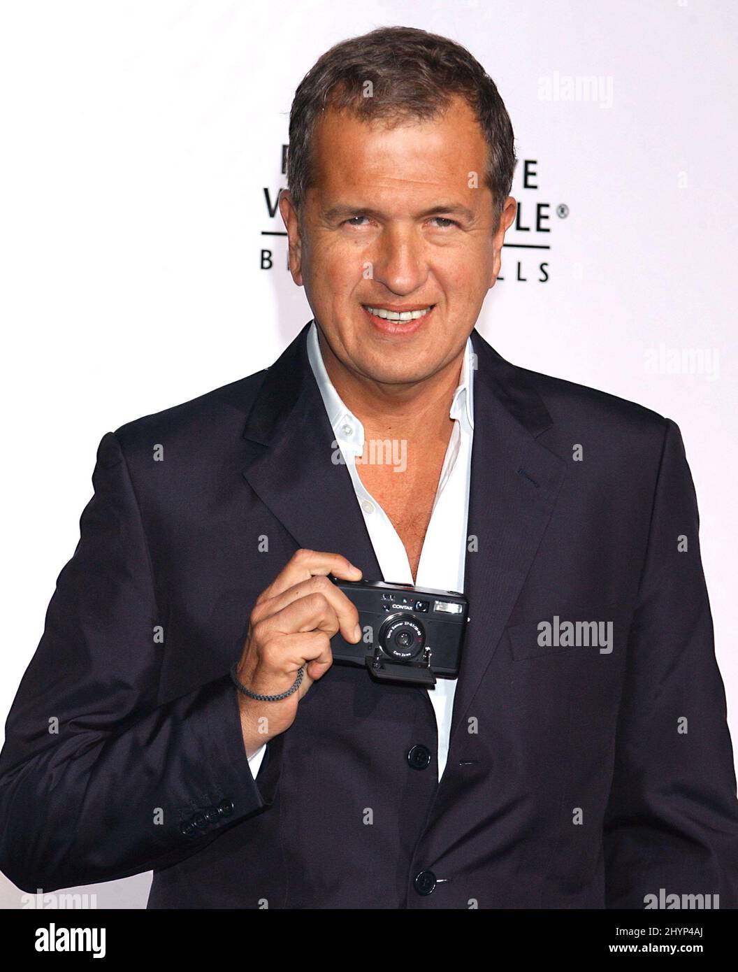 Mario Testino attends the Rodeo Drive Walk Of Style Awards. Picture: UK ...