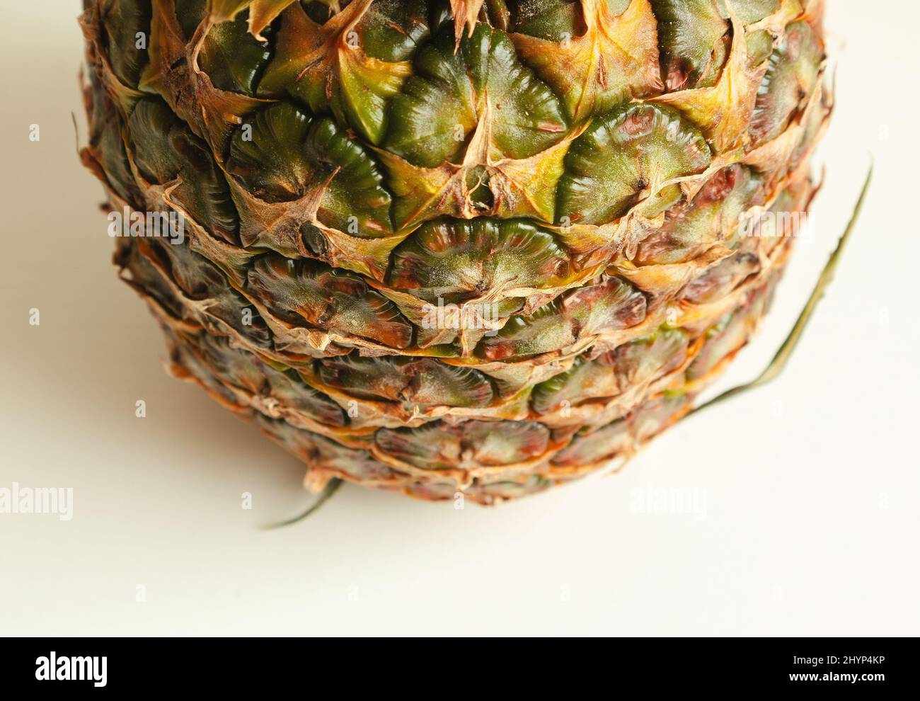 One tasty pineapple on white background Stock Photo - Alamy