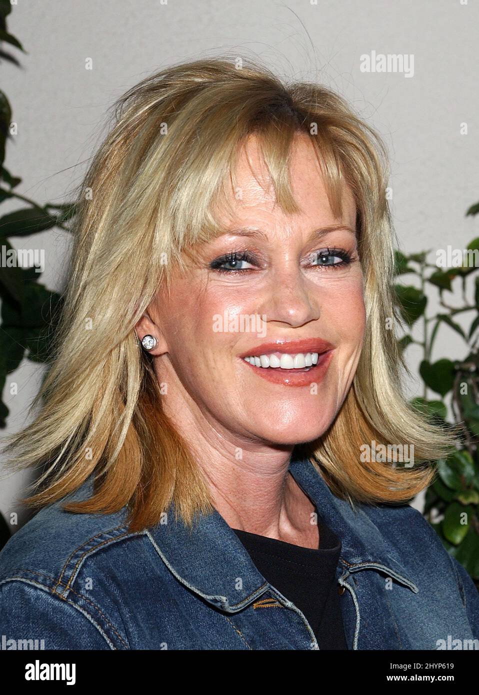 Melanie Griffith Attends 2005 Wb Network Star Celebration Hollywood Picture Hi Res Stock
