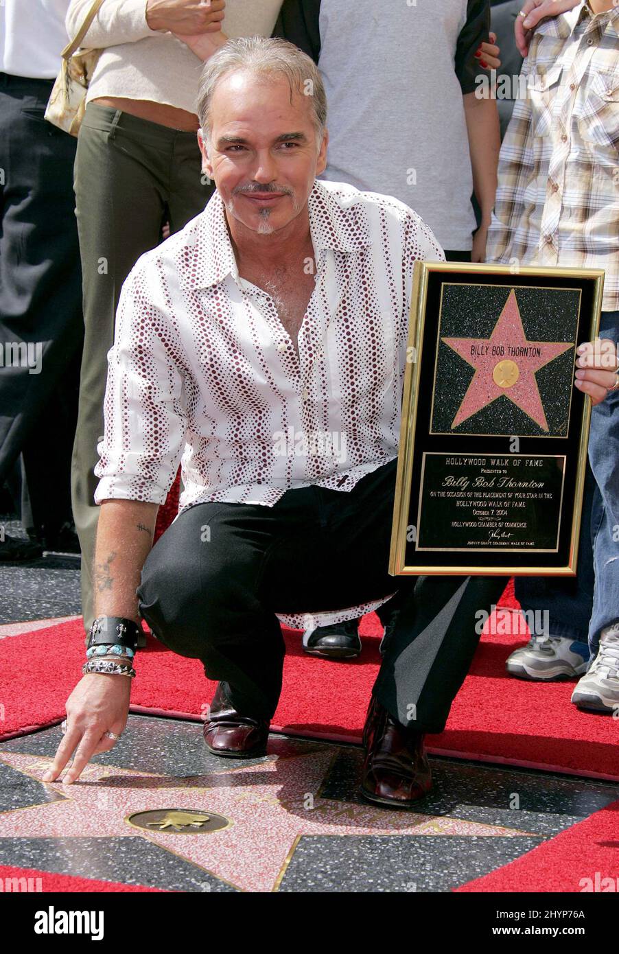 Billy Bob Thornton's Hollywood Walk of Fame Star Ceremony. Picture: UK ...