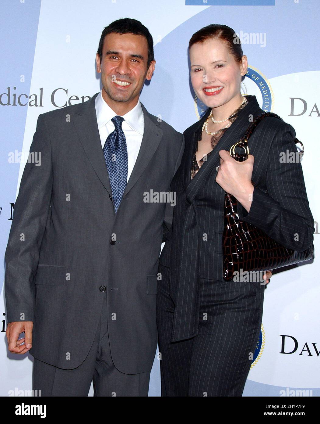 Dr. Reza Jarrahy & Geena Davis attend The Millennium Ball 2006 ...