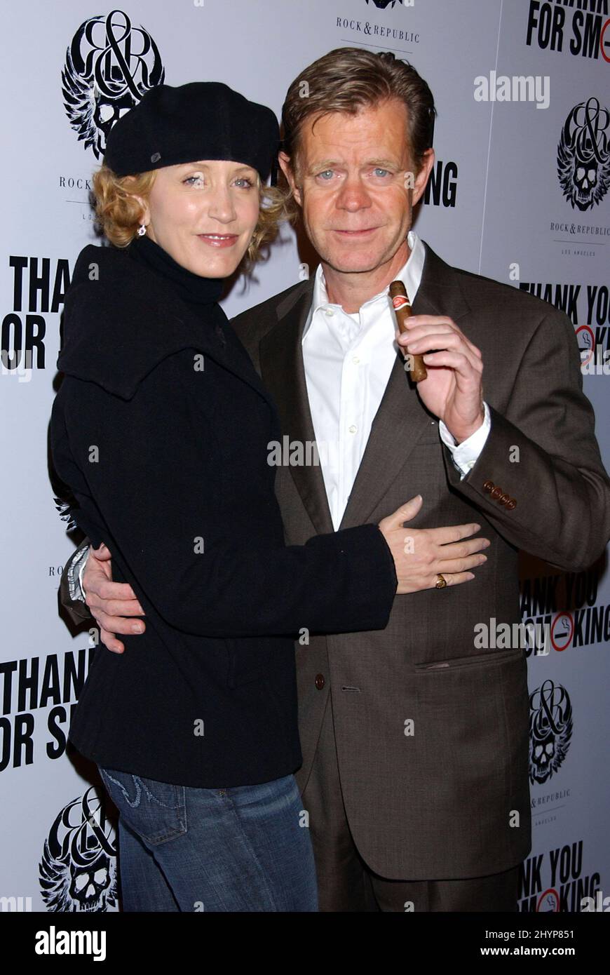 Felicity Huffman & William H. Macy attend the Thank You For Smoking ...