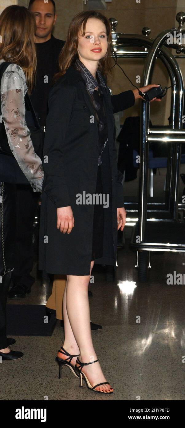 THORA BIRCH ON DAY THREE OF THE TCA WINTER TOUR 2003, HELD AT THE ...