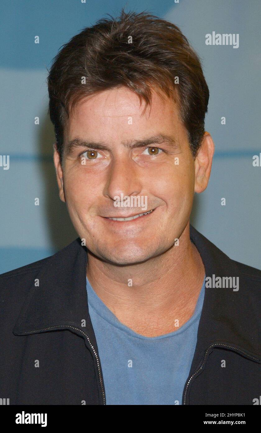 Charlie sheen cbs summer press hi-res stock photography and images - Alamy