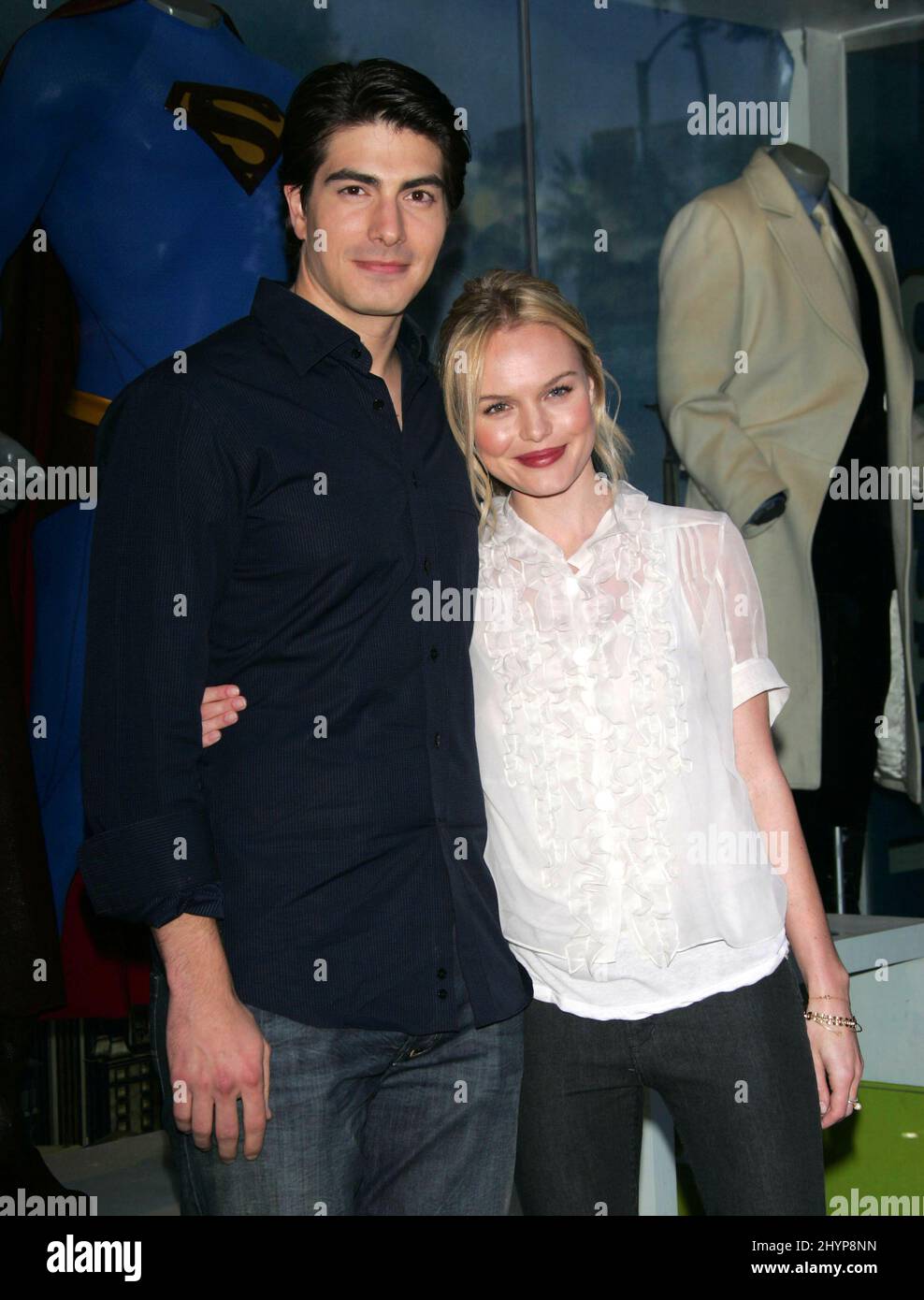 Brandon Routh & Kate Bosworth unveil the 'Superman Returns' Apparel ...