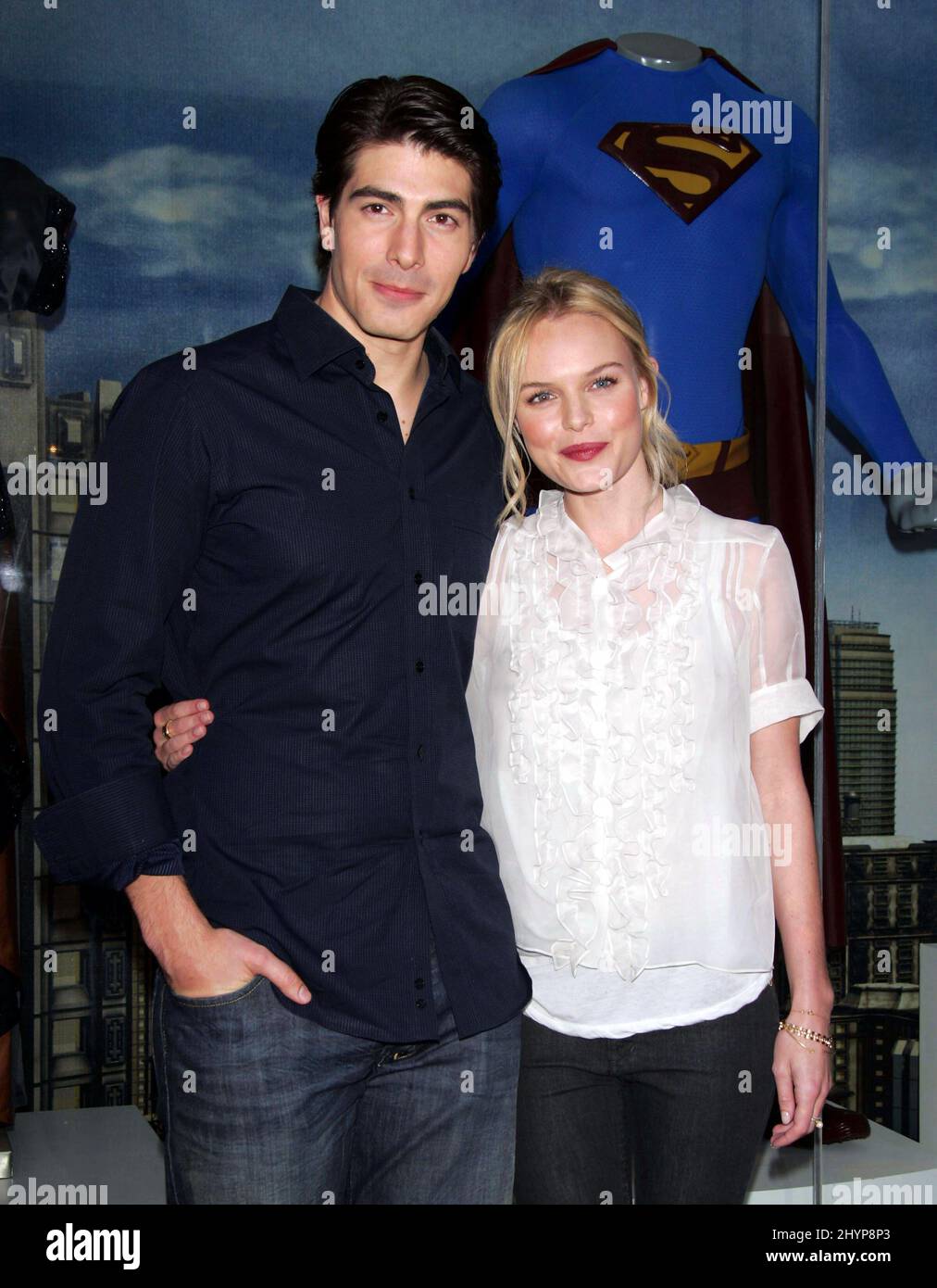 Brandon Routh & Kate Bosworth unveil the 'Superman Returns' Apparel ...