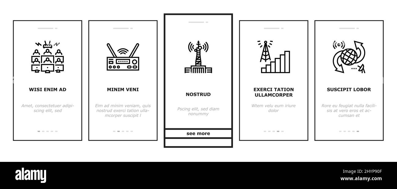 Mobile telecommunication cellular high Black and White Stock Photos ...