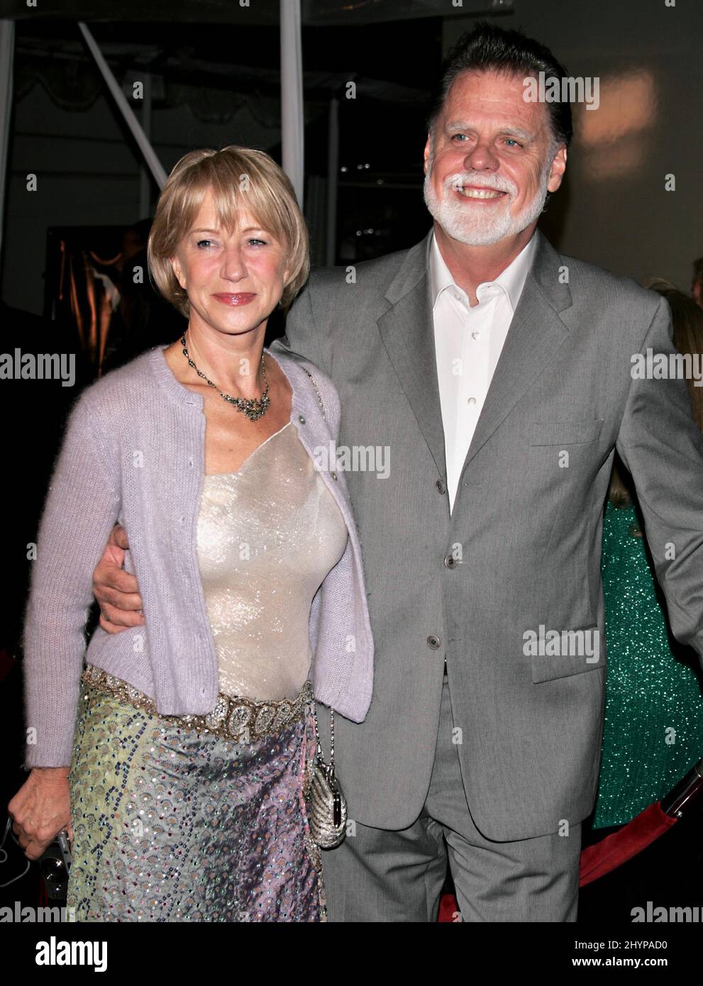 Helen Mirren & Taylor Hackford attend the 'Ray' World Film Premiere in ...