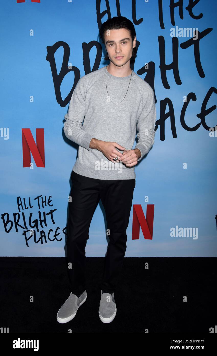 Felix Mallard at Netflix's "All The Bright Places" Los Angeles Special ...