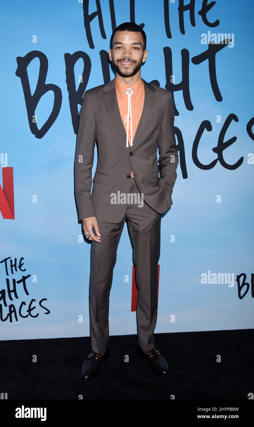 Justice Smith at Netflix's "All The Bright Places" Los Angeles Special ...