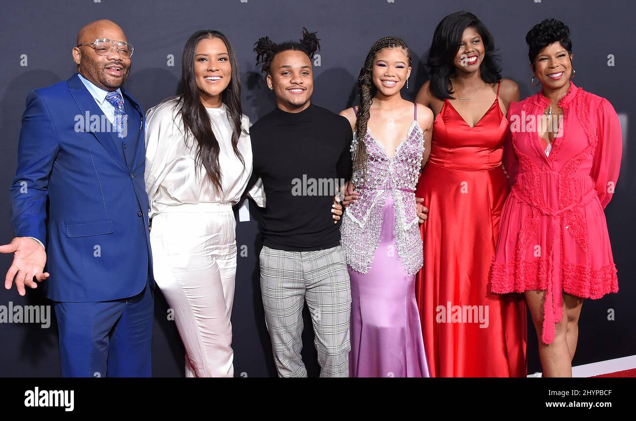 Iman Reid, Josh Reid, Storm Reid, Paris Reid and Robyn Simpson arriving ...