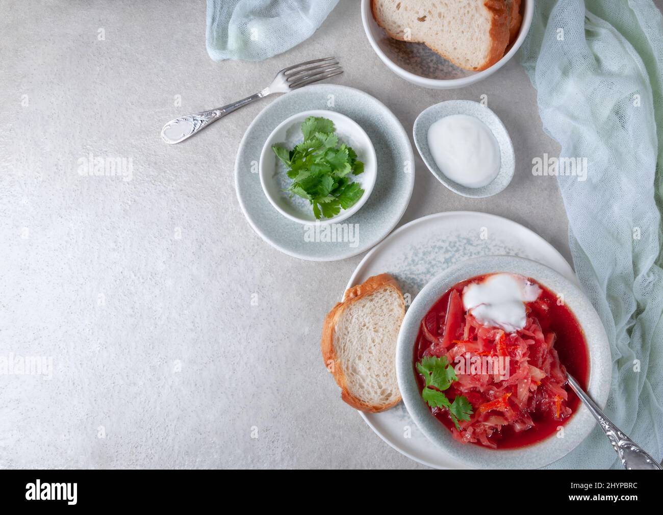 Red soup hi-res stock photography and images - Alamy