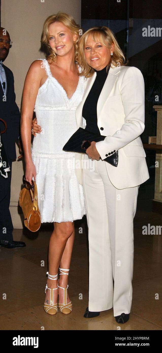 CHARLIZE THERON & MOTHER ATTEND THE 76th ANNUAL ACADEMY AWARDS NOMINEE ...