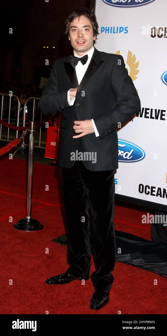 Jimmy Fallon attends the Ocean's Twelve Los Angeles Premiere at The ...