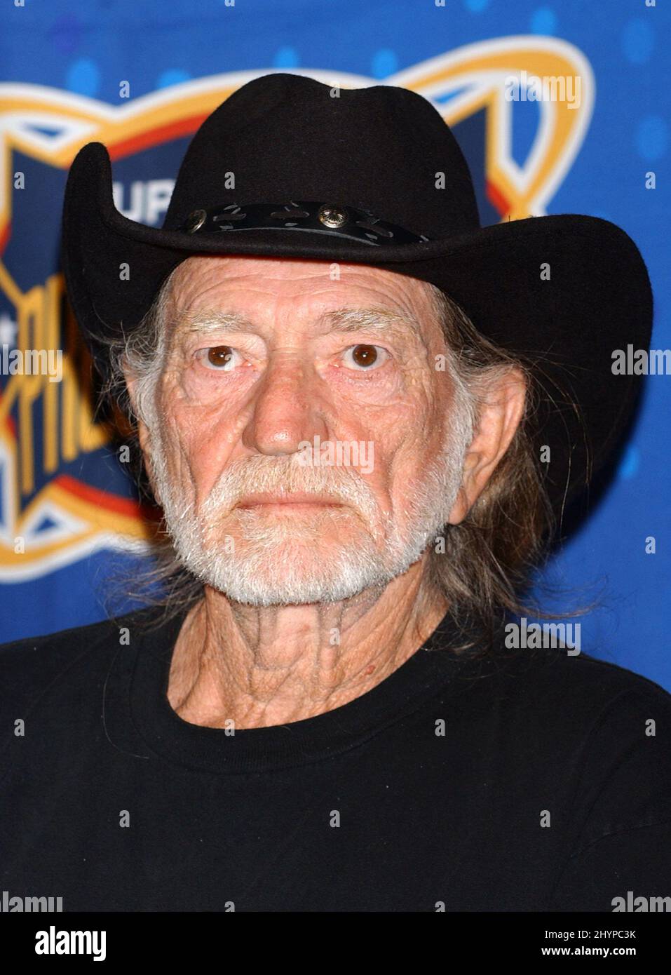 WILLIE NELSON ATTENDS THE NFL SUPER BOWL XXXVIII PROGRAME SHOW PRESS ...