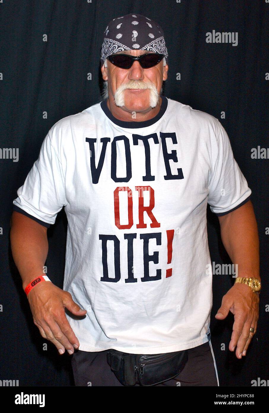 Hulk Hogan attends the NBC Radio Music Awards 2004 at The Aladdin ...
