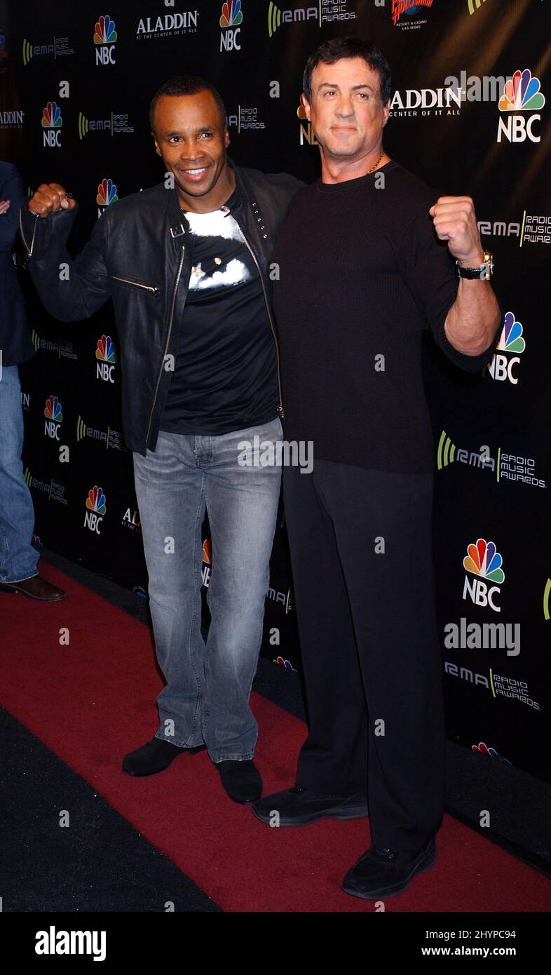Sugar ray leonard sylvester stallone hi-res stock photography and ...